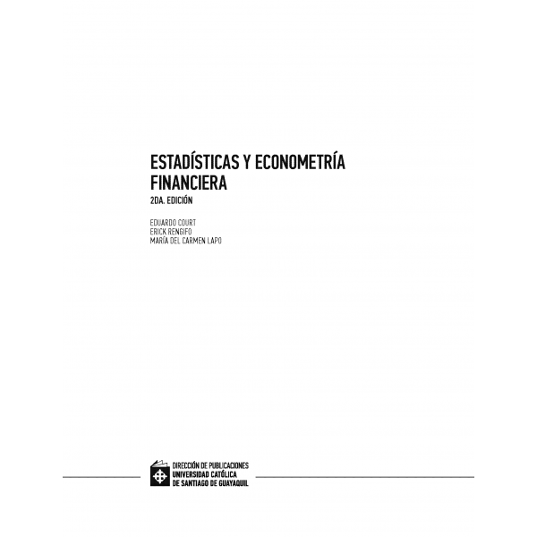 Estadísticas y Econometría Financiera
